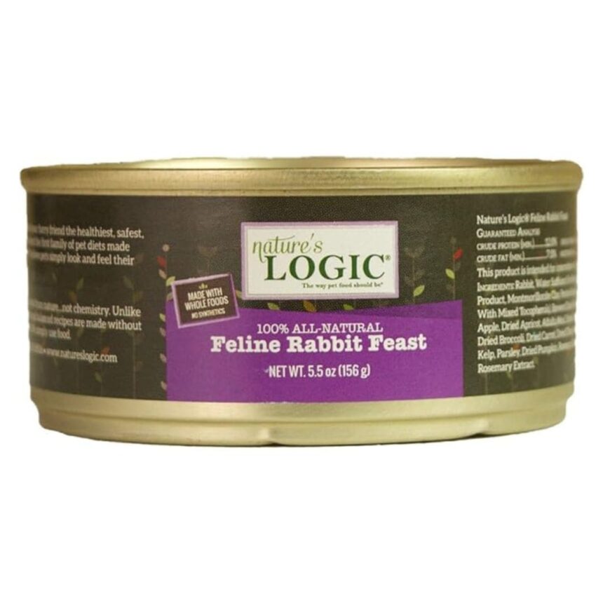 NATURE'S LOGIC Feline Rabbit Feast Canned Food - Sustainable Cats